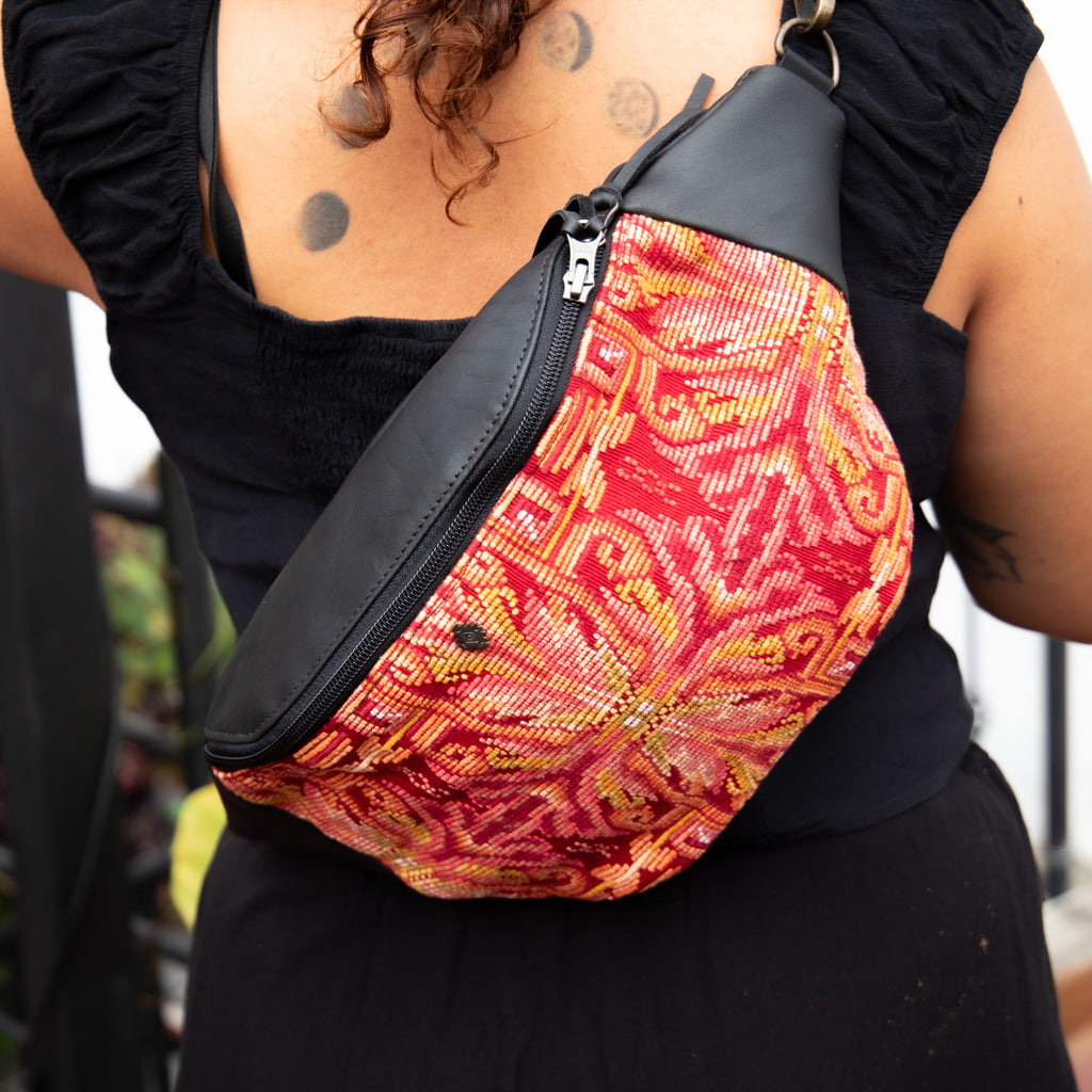 EL DON MANNY PACK - OOAK HUIPIL - BLACK - NO. 18040 – Nena & Co.