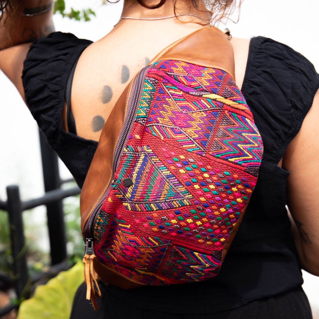 EL DON MANNY PACK - OOAK HUIPIL - CAFE - NO. 18036 – Nena & Co.