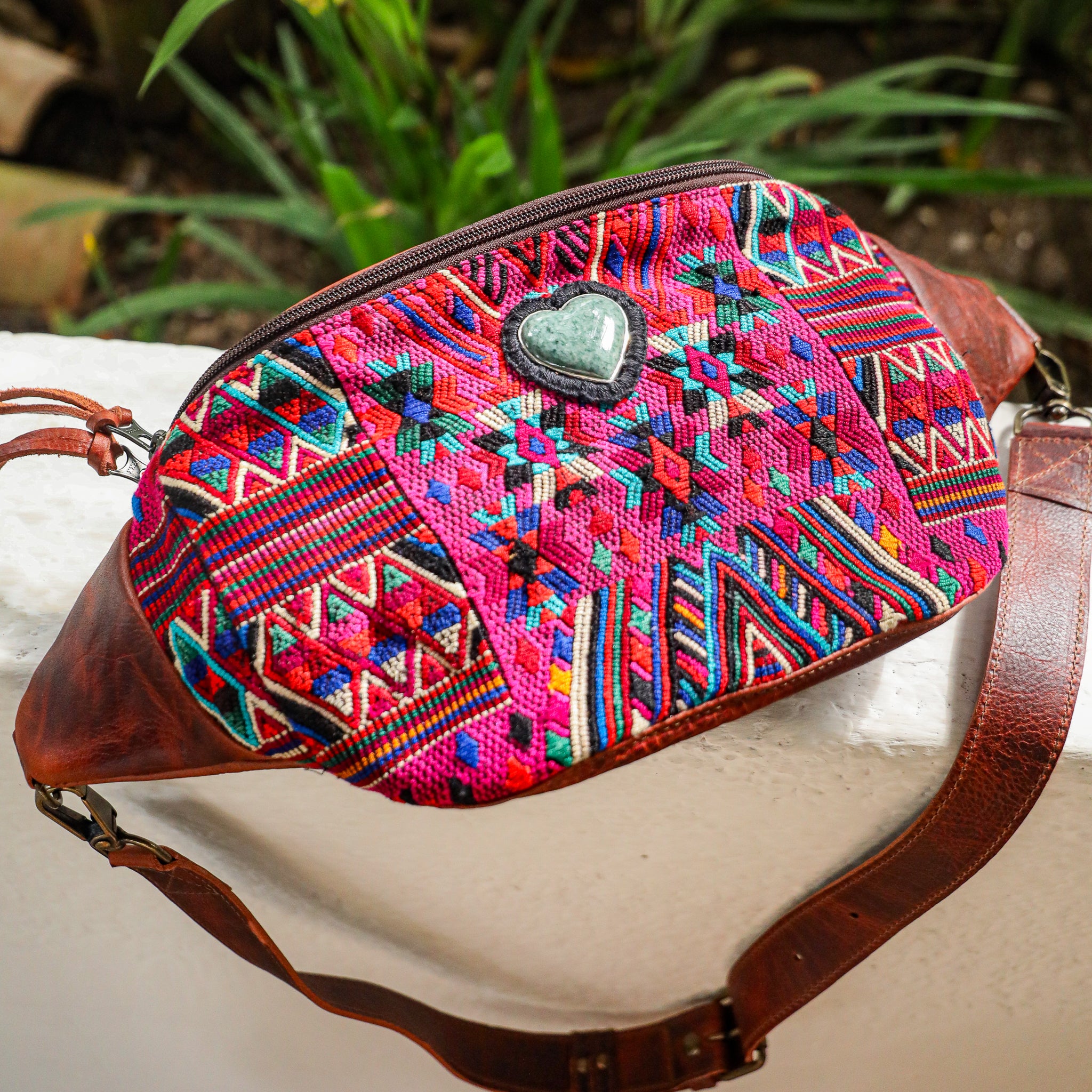 EL DON MANNY PACK - HEART JADE ♡ - OOAK HUIPIL - COPPER - NO. 19488 ...